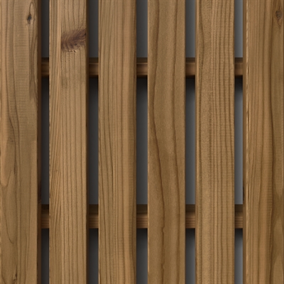 Outdoor FLEX Panel | ThermoWood med fleksibel opsætning 36 x 600 x 1400 mm